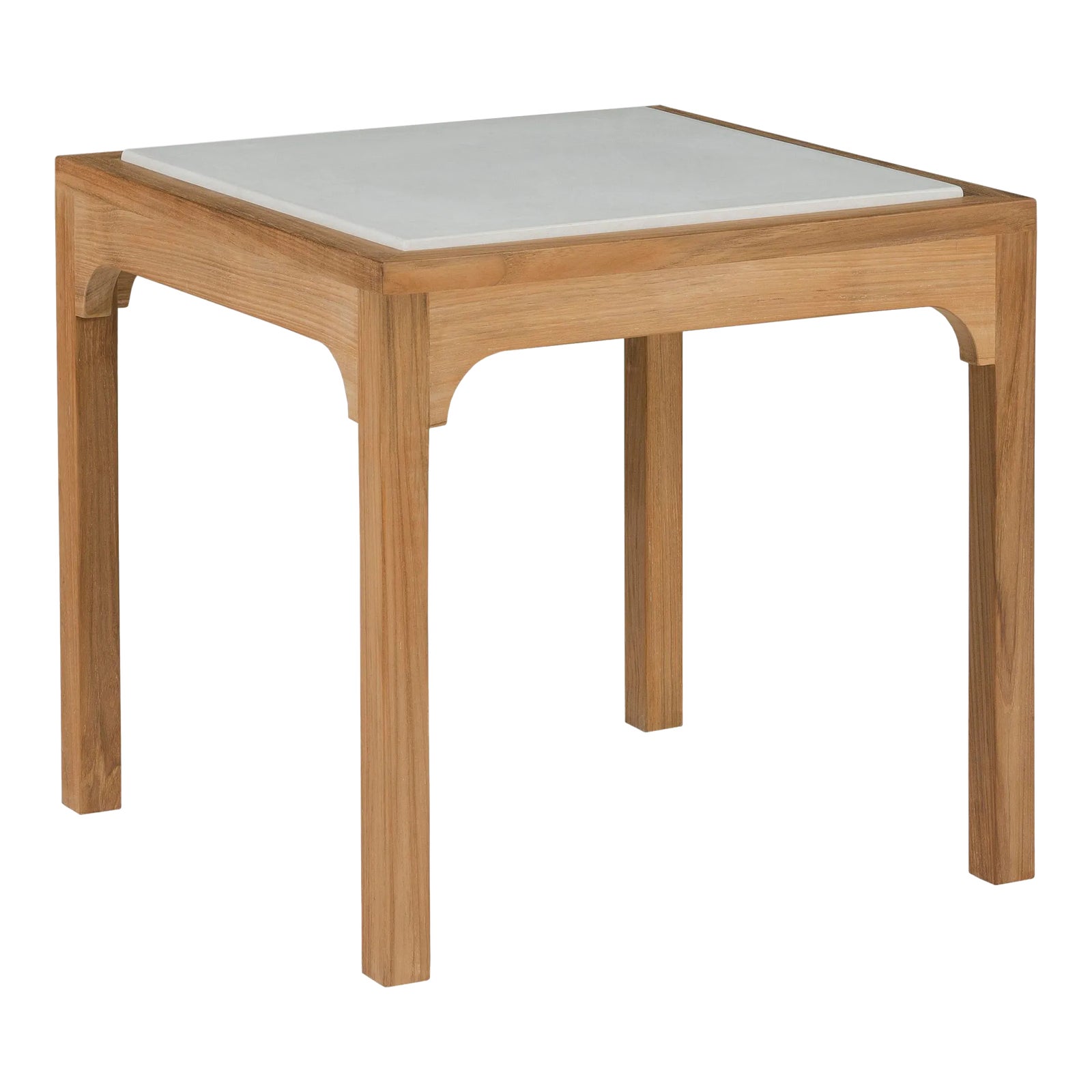 Century Furniture Calla Outdoor Teak Side Table | Chairish