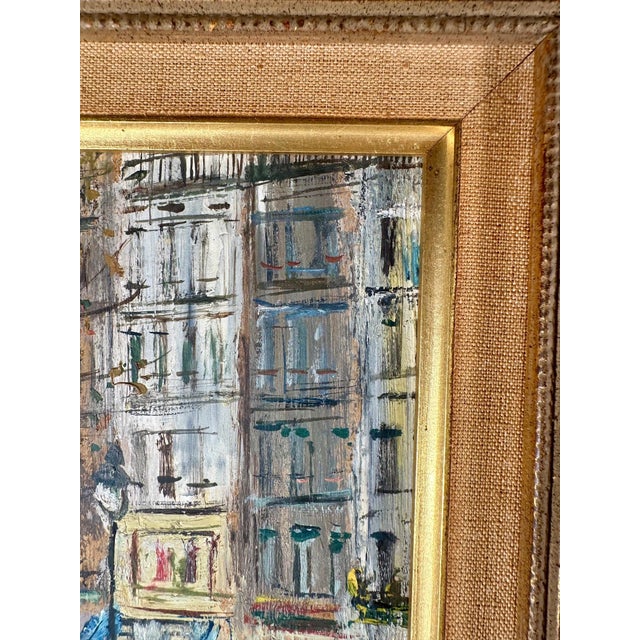 Original Serge Belloni Parisian Cityscape. Signed Framed Autumn ...