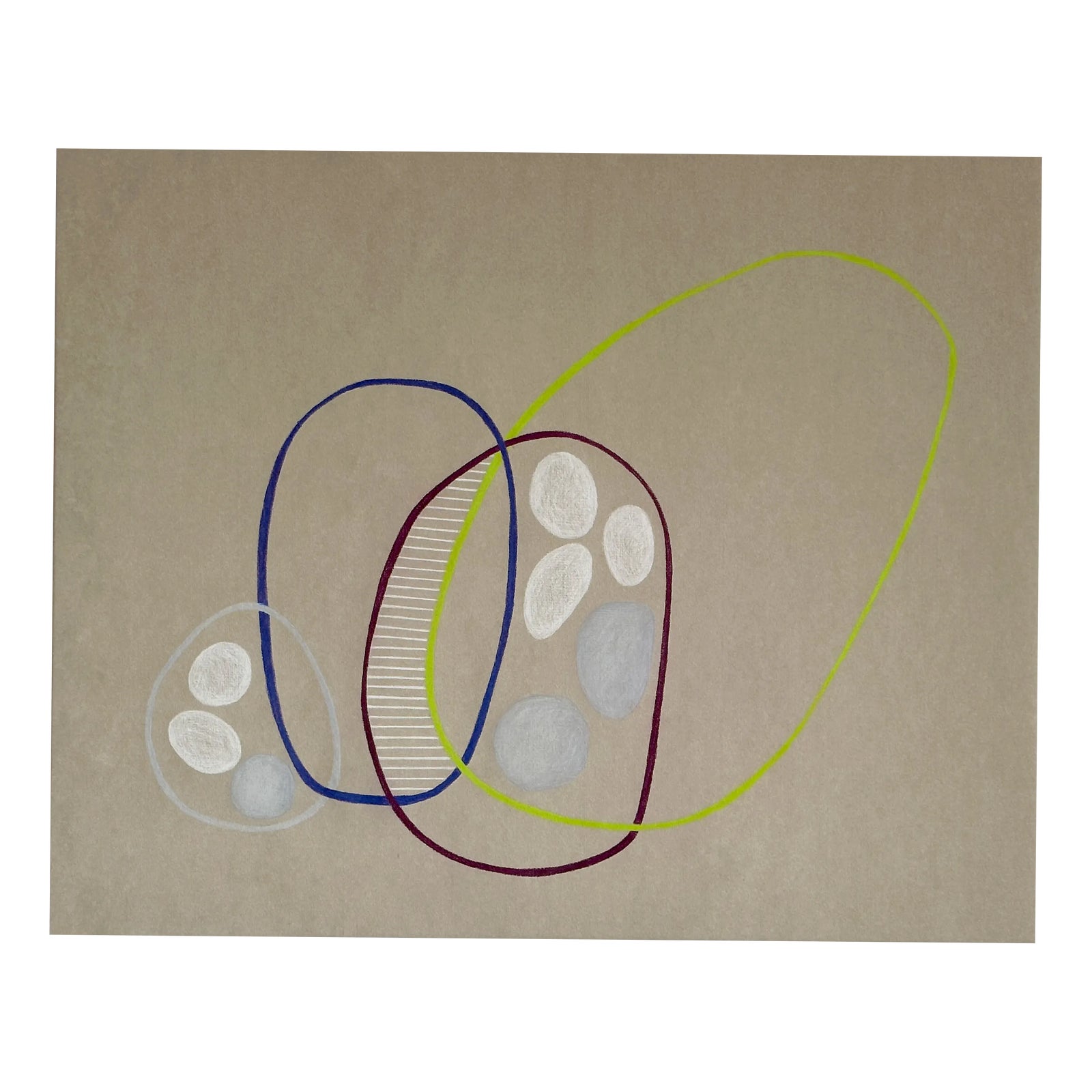Amanda Andersen, Venn Diagram, Colored Pencil Drawing on Paper, 2023 ...