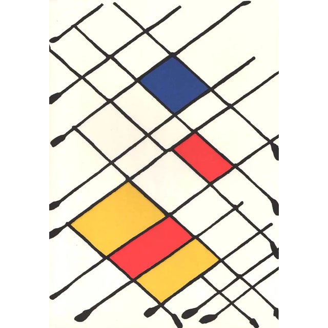 1966 Alexander Calder Original Lithograph Dm05156 Framed | Chairish