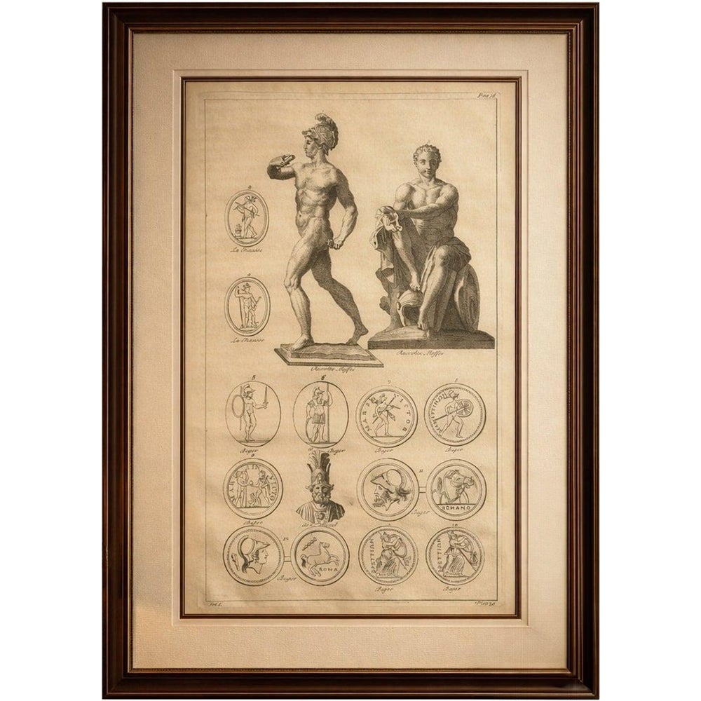 Montfaucon, Antique Roman Mythology Scene, 1721, Engraving | Chairish