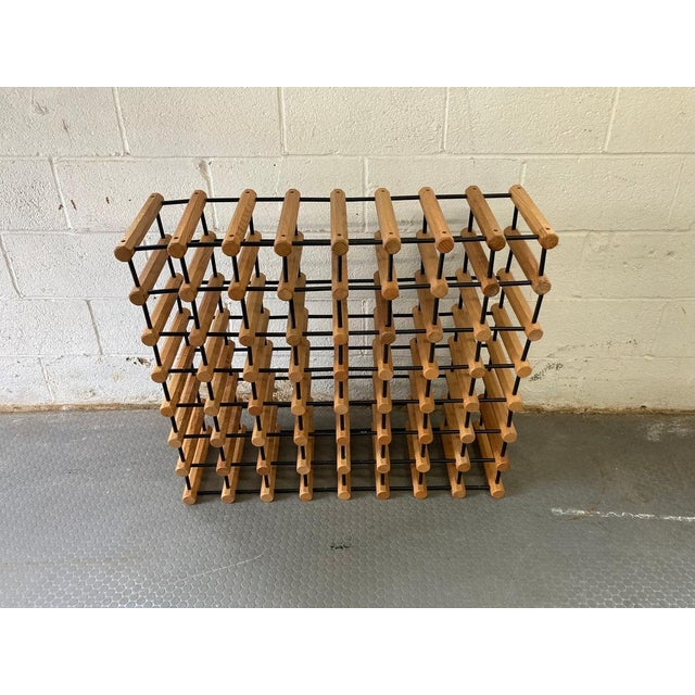 Vintage Wooden Modular Wine Rack | Chairish