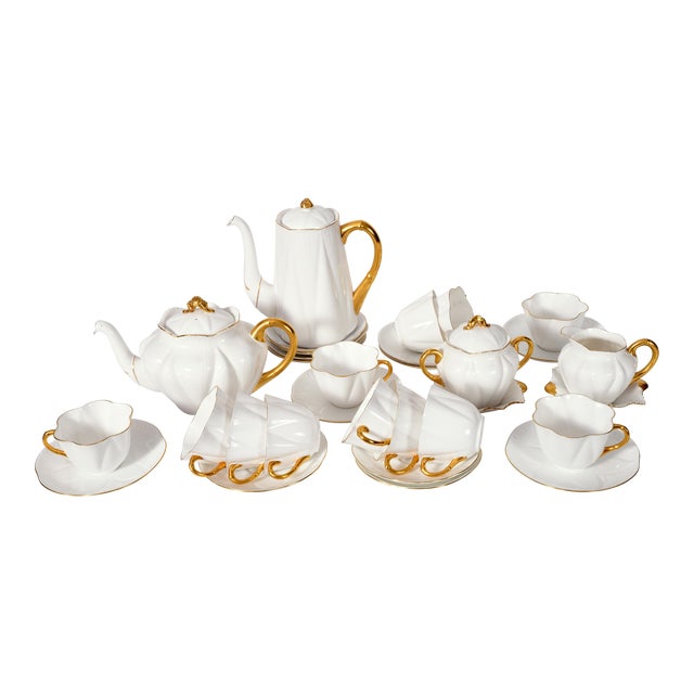 Vintage English Porcelain Tea / Coffee Service Service for 12 People ...