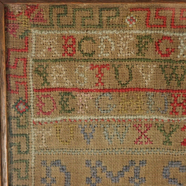 Antique Scottish Sampler, C.1820, by Mary Souter | Chairish