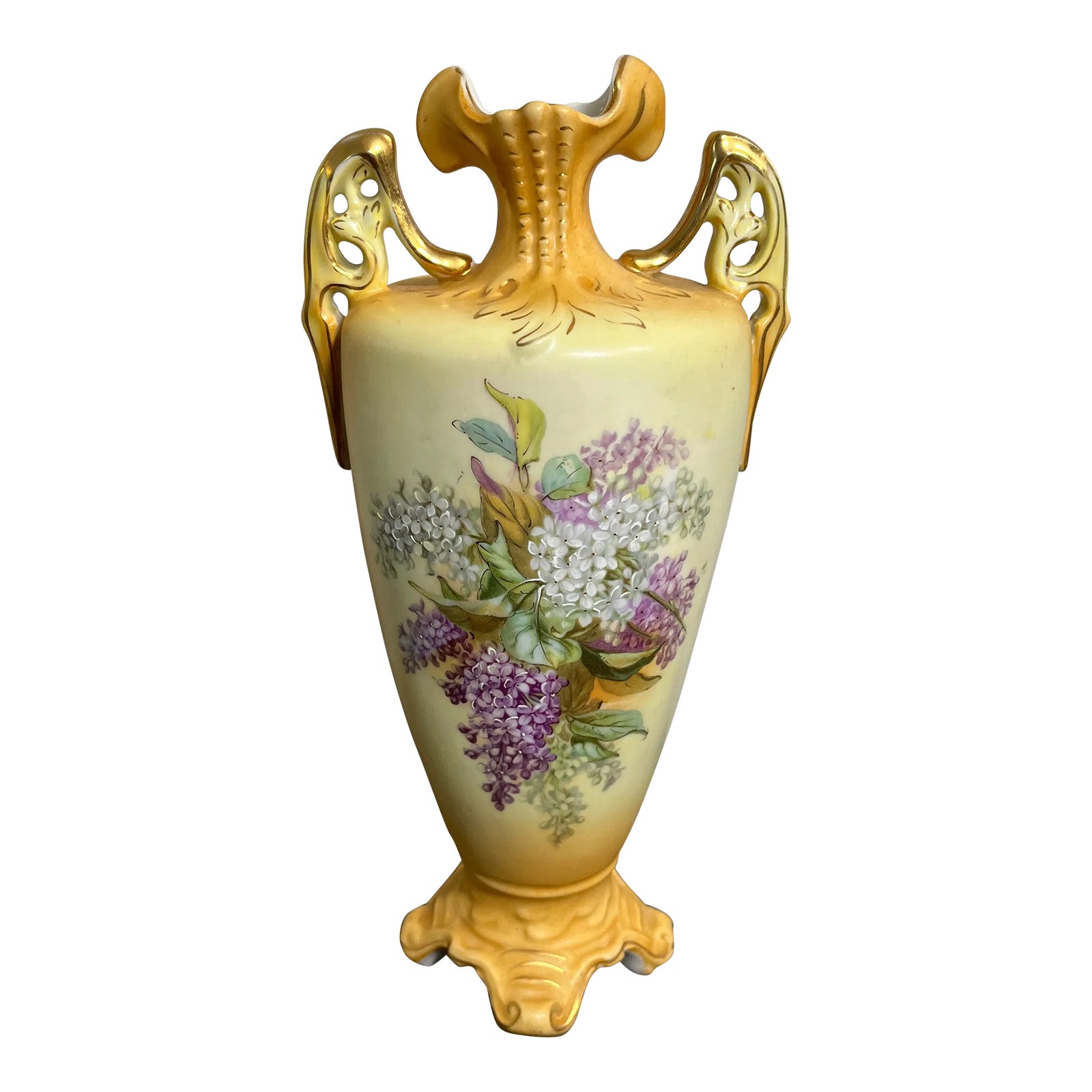 Late 19th Century Robert Hanke Porcelain Vase (Austria) | Chairish