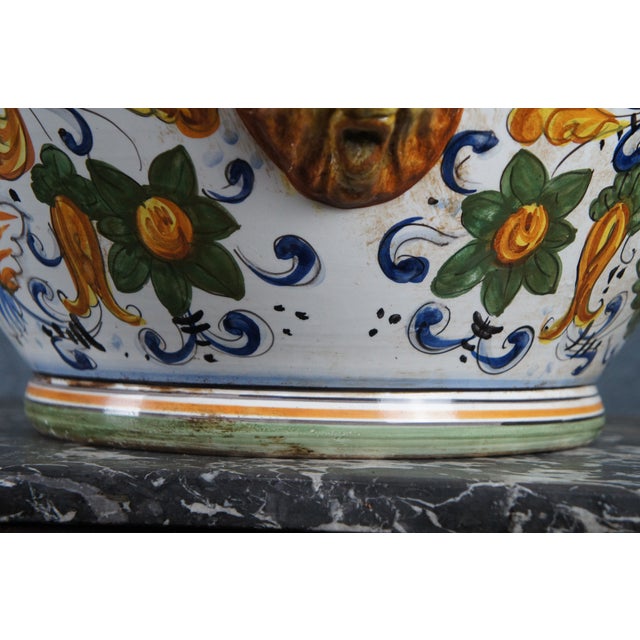 Mid 20th Century Vintage Deruta Italian Hand Painted Majolica ...