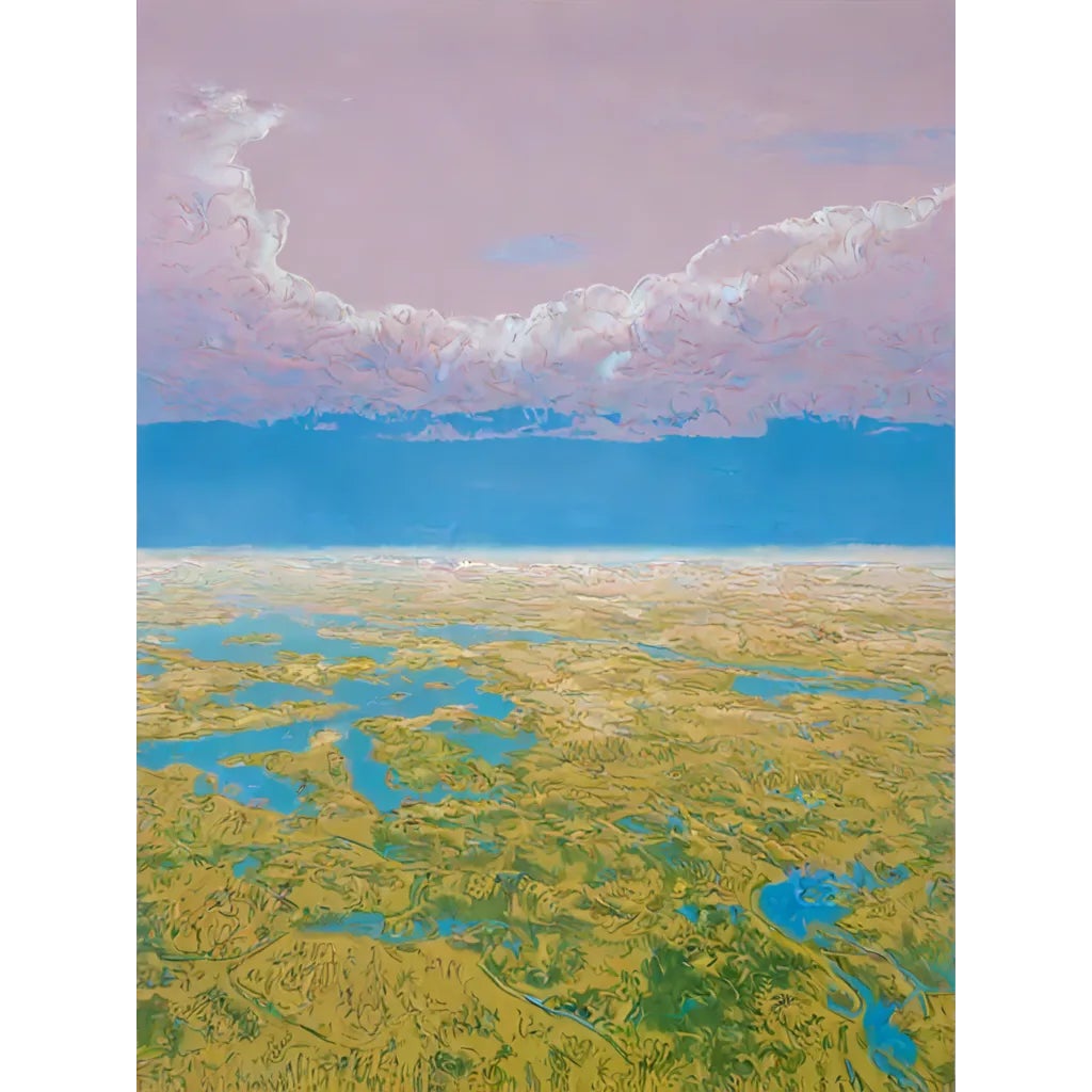 Ian Jones, Pink Sun Sky, Archival Pigment Print | Chairish