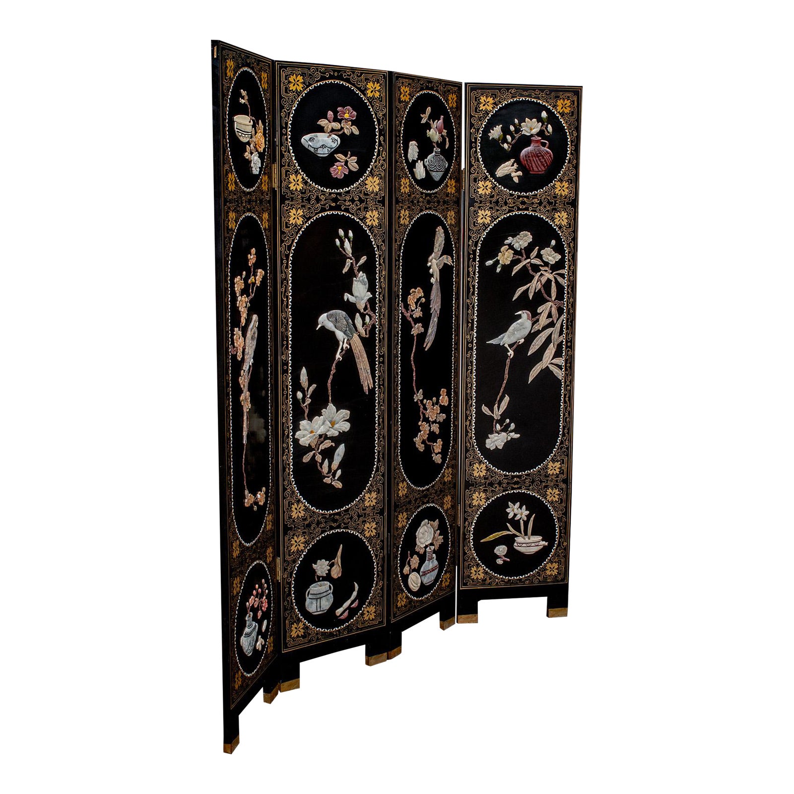 1970's Tall Vintage Privacy Screen | Chairish
