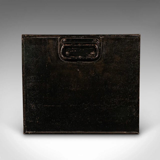 1920's Antique Fall Front Deed Box | Chairish