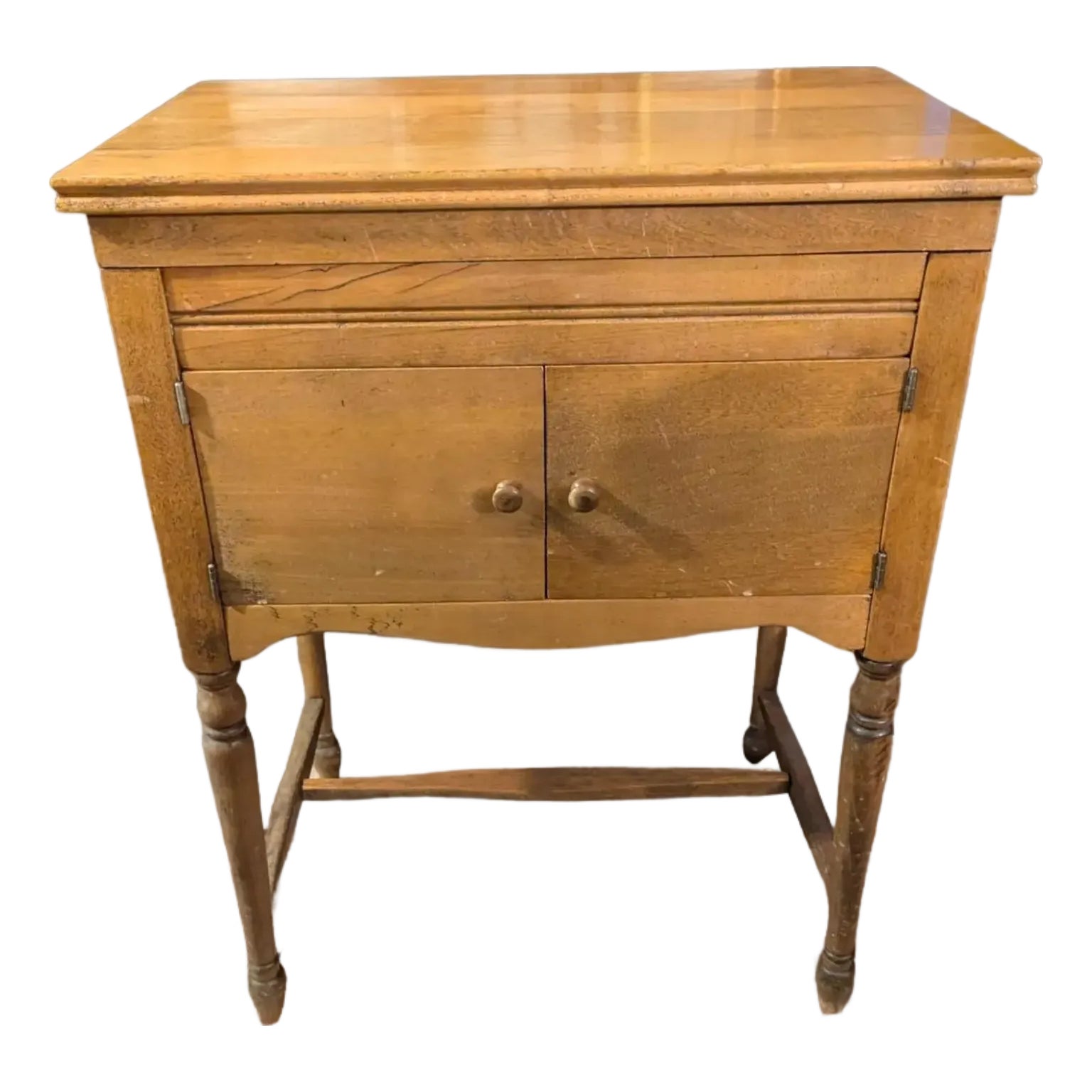 1881 Rogers Silverware Cabinet or Jewelry Cabinet | Chairish