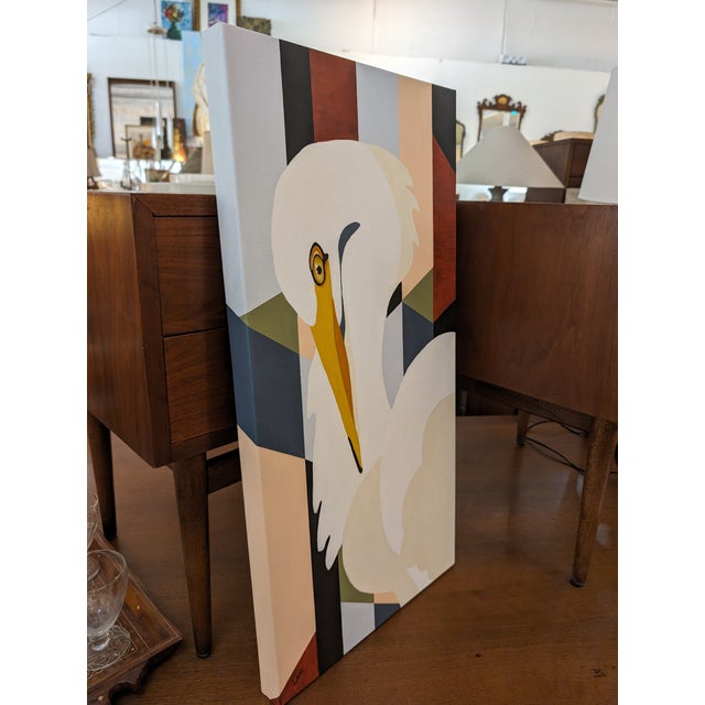 Original South Carolina, Charleston Egret Painting by Lani Stringer ...
