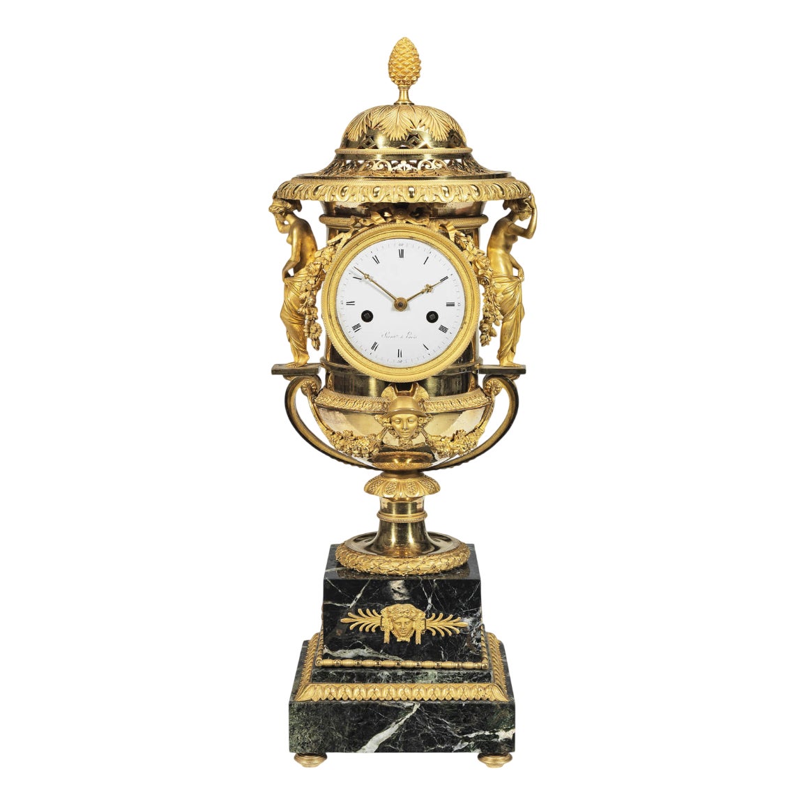 Empire Vase Clock attributed to Pierre-Philippe Thomire, 1800 | Chairish
