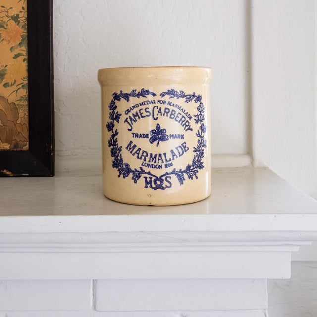 James Carberry London Ceramic Stoneware Marmalade Crock Half Gallon ...