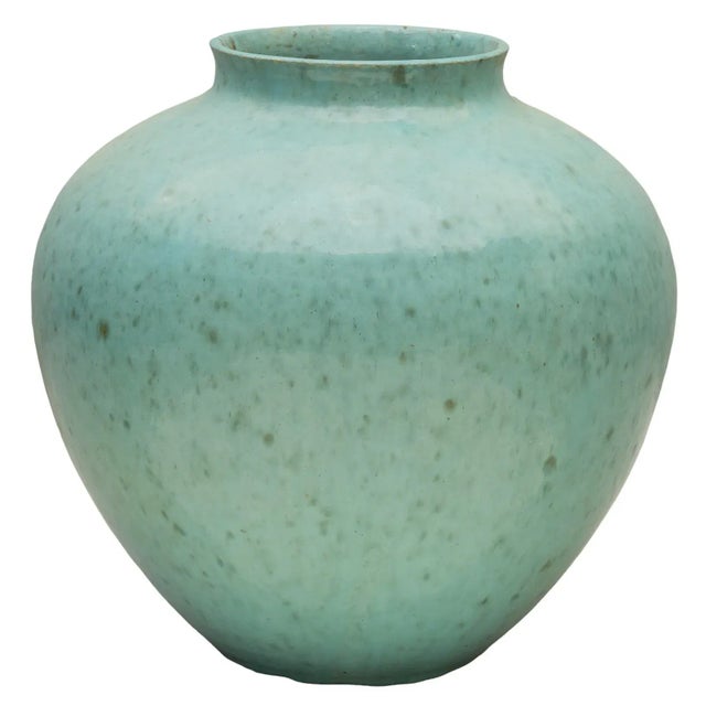 1990s Steven Klinsky Large Ceramic Urn Pottery | Chairish