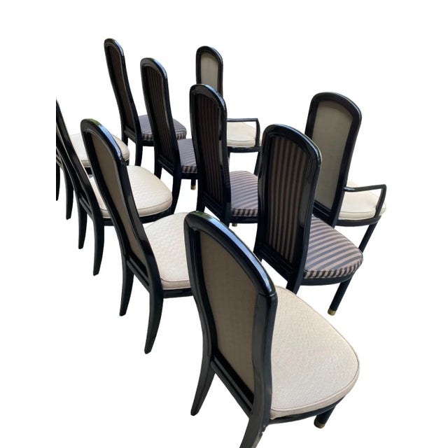 Henredon Dining Chairs - Scene III Collection - Set of 10 | Chairish