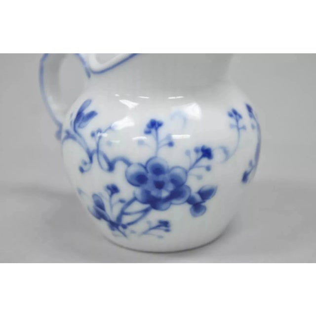 Circa 1900s Victoria Blue 7050 Porcelain Mini Creamer by Sigma | Chairish