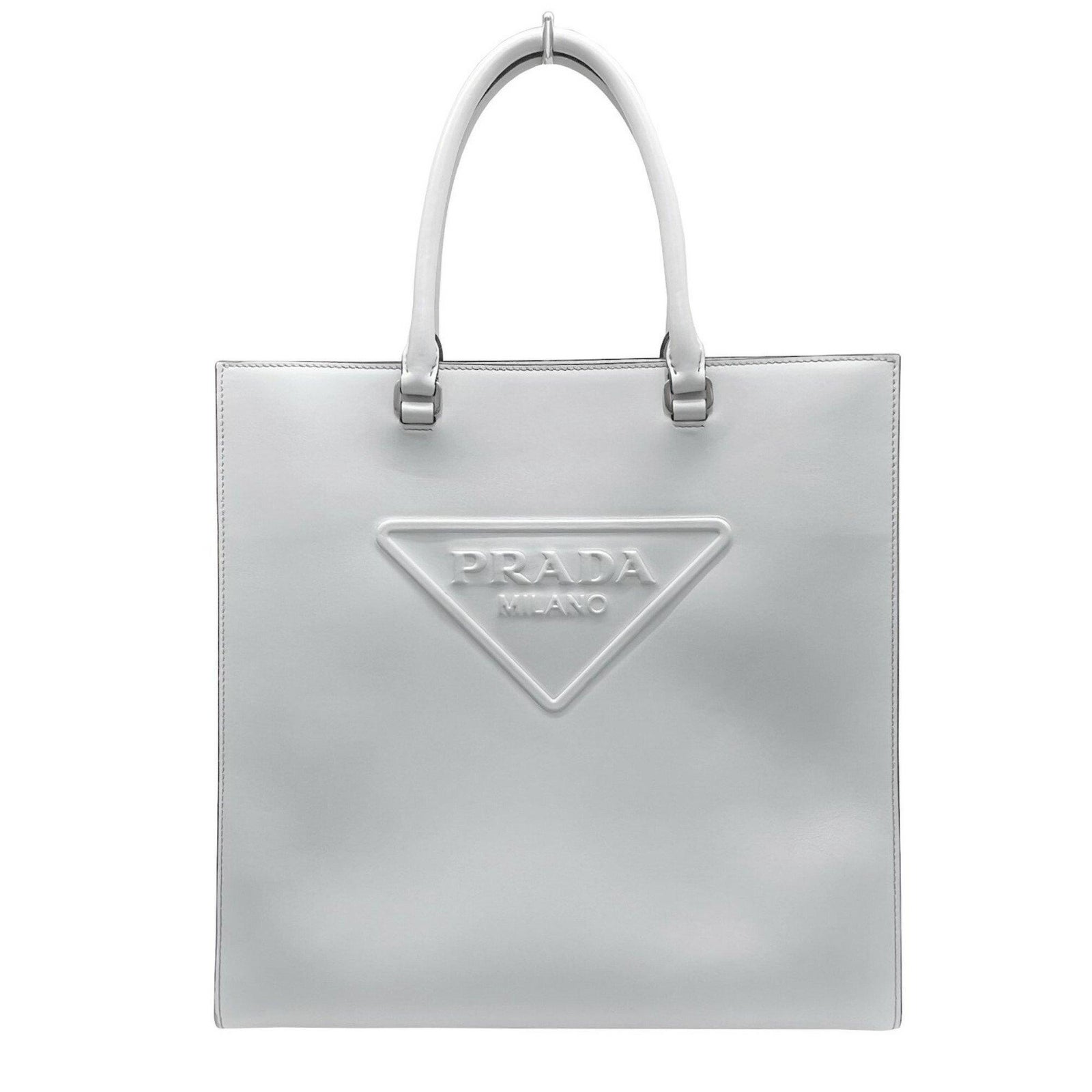 Prada Triangle Logo Handbag | Chairish
