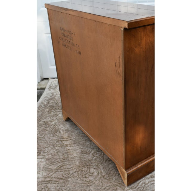 Vintage Drexel Country French Style Narrow Accent Chest | Chairish