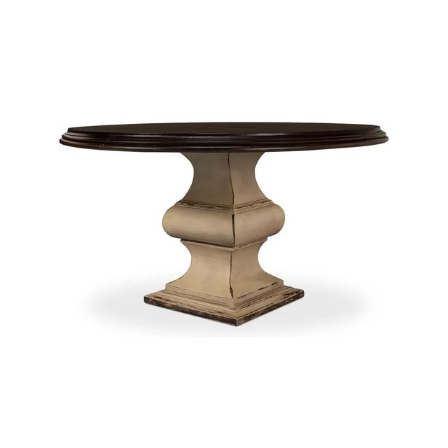 French Provincial Round Dining Table | Chairish
