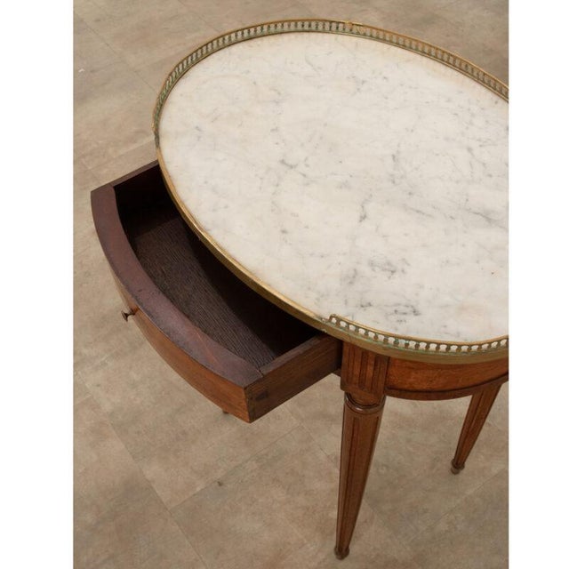 French Louis XVI Style Oval Table | Chairish