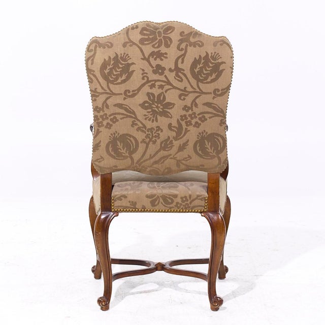 Baker Furniture Louis XVIII Walnut Dining Chairs - Set of 8 | Chairish