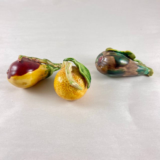 Qing Period Chinese Altar Fruit, Set of Three | Chairish