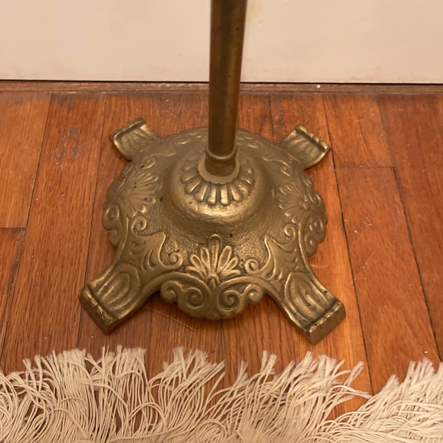 Early 20th Century Brass Lyre Music Stand Lectern | Chairish