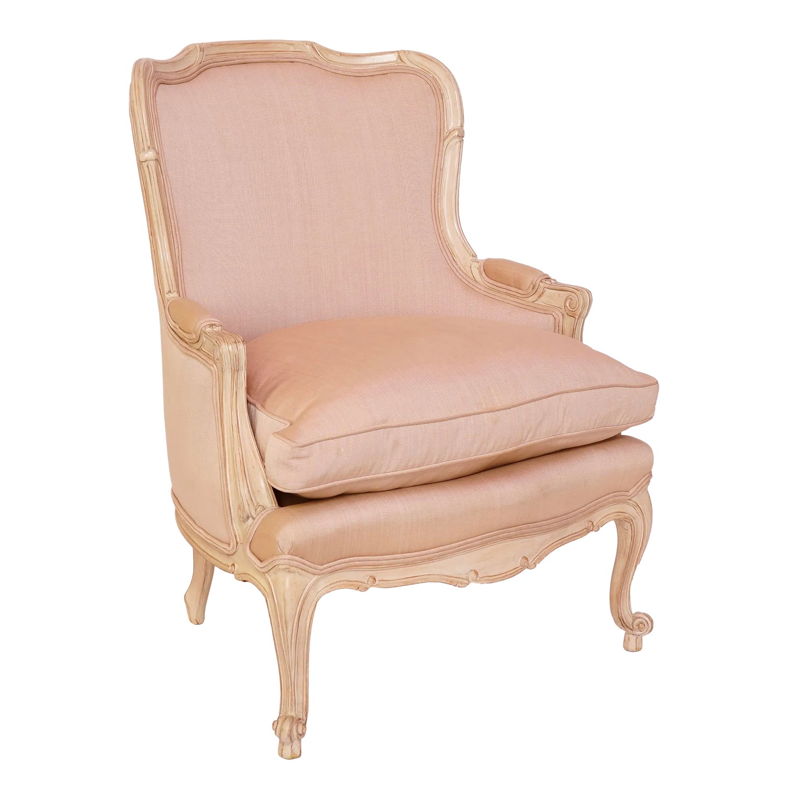 Mid 20th Century Mid Century French Bergere Louis XV Chair by Meyer ...