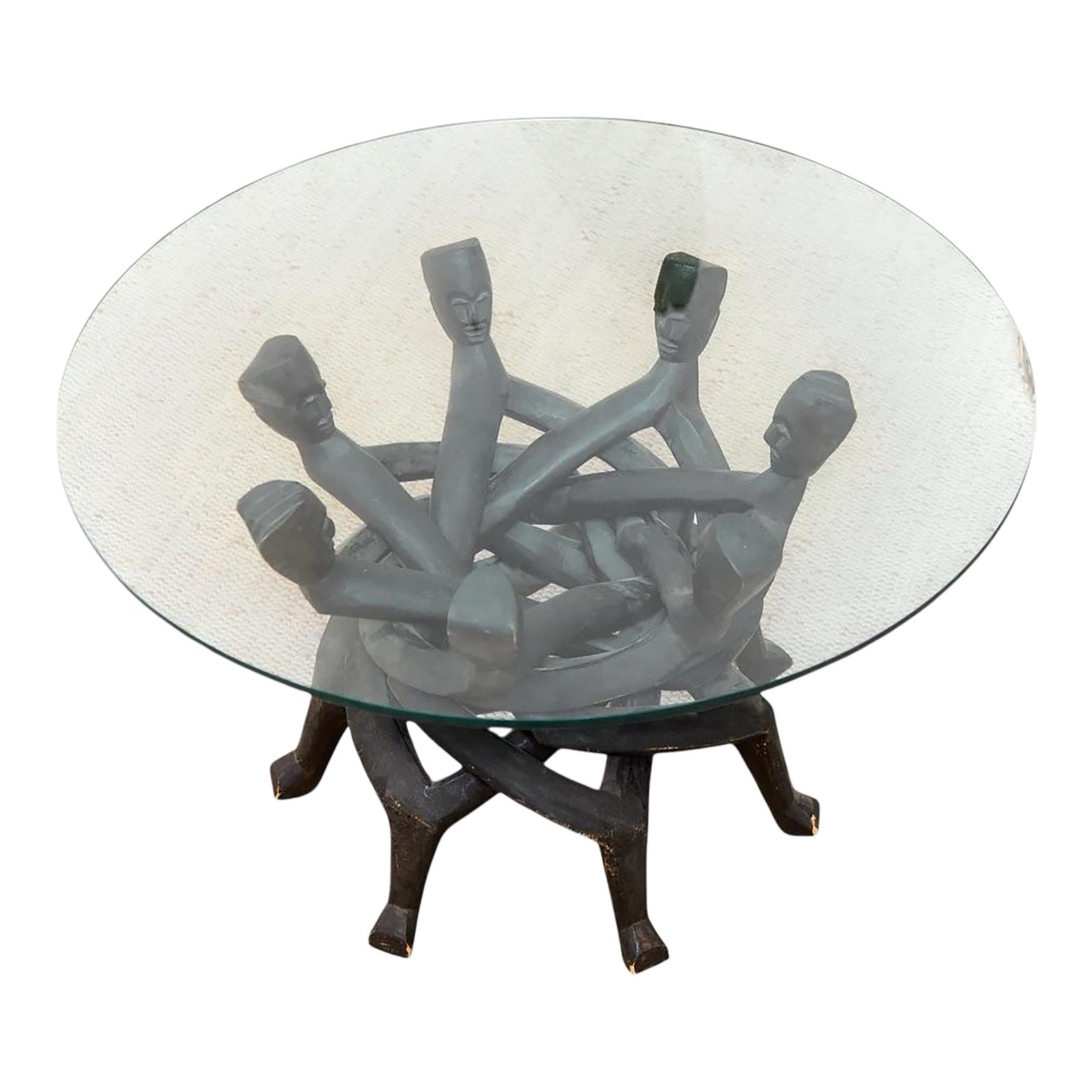 Vintage African Unity Coffee Table | Chairish