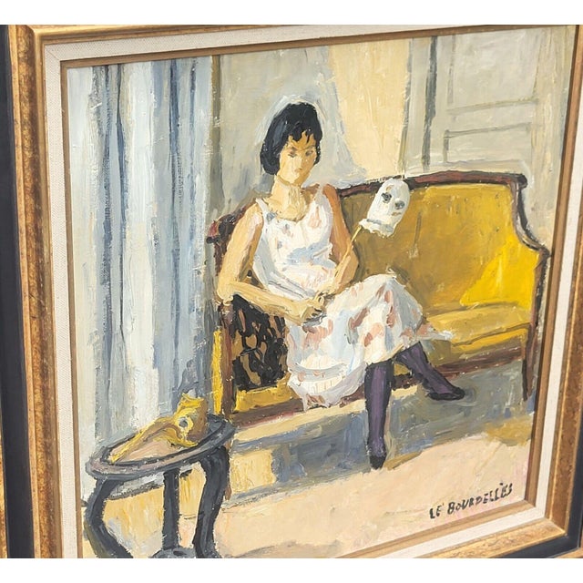 Original European Impressionist Painting 20th Century, Framed | Chairish