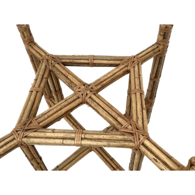 McGuire Organic Modern Bamboo Dining Table Base | Chairish