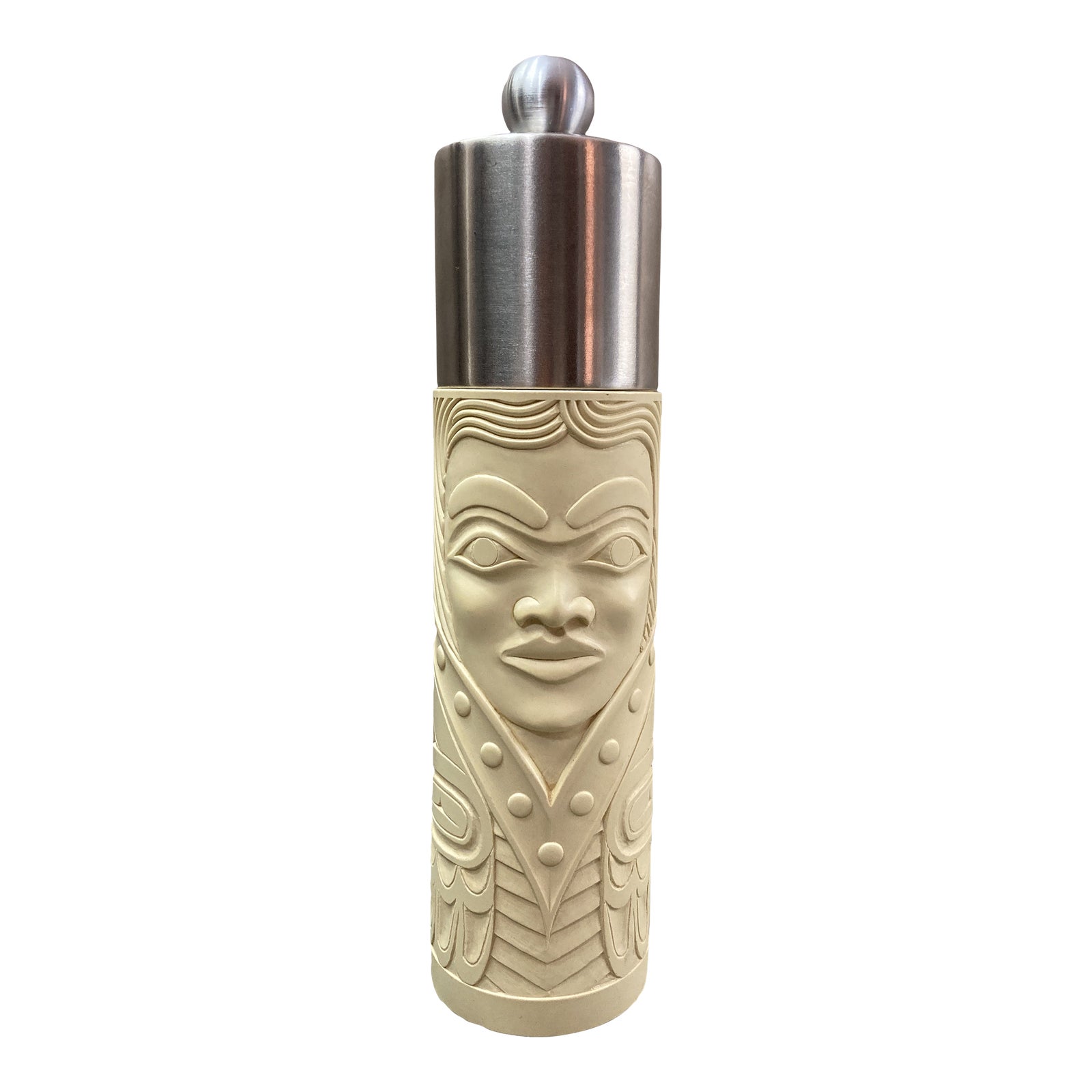 Native Princess Salt, Pepper, Herb Grinder | Chairish