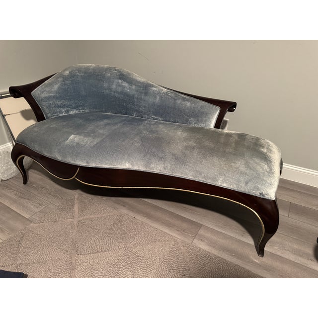 Christopher Guy Sofia Chaise Lounge | Chairish