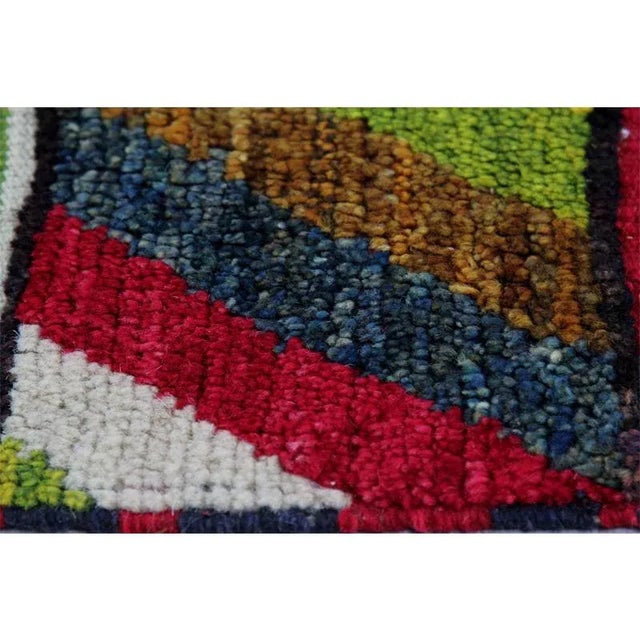 1990s Kilim Area Rug- 4′2″ × 5′7″ | Chairish