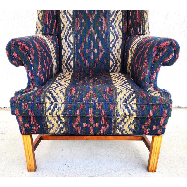 Bob Timberlake Wingback Chair Lodge Cabin Rustic Oversized | Chairish