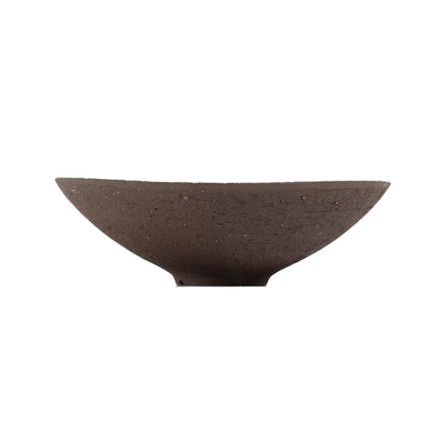 Thomas Toft Denmark Pottery Bowl With Fish | Chairish