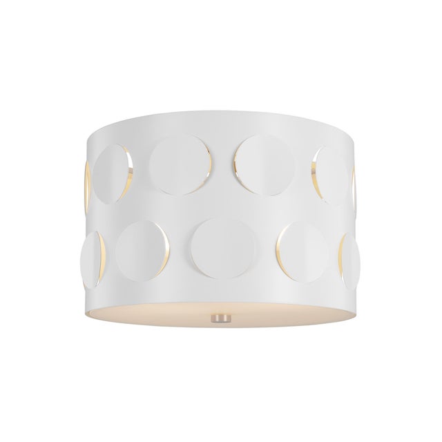 Kate Spade by Visual Comfort Studio Dottie Small Flush Mount, Polished ...