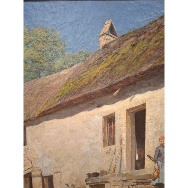 Edwin A. Turner (1854-1899) Large Scale 19th Century European Farm ...