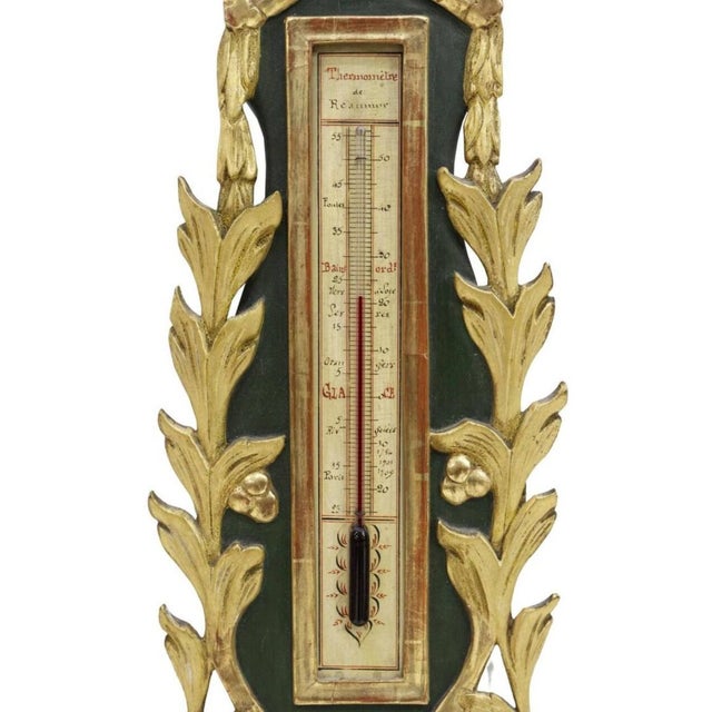 18th/19th Century French Selon Torricelli Barometer & Thermometer ...