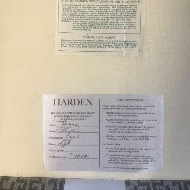 Harden Pattern Sofa | Chairish