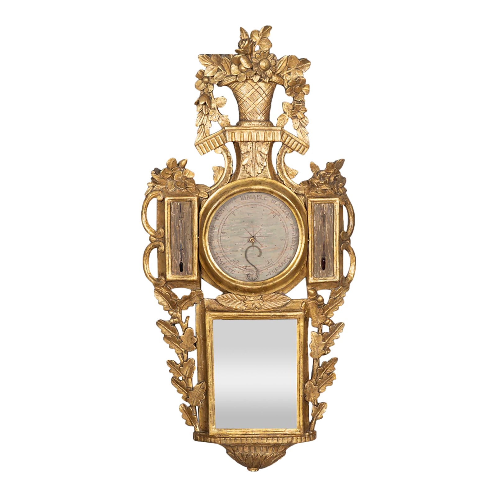 Louis XVI Giltwood Barometer | Chairish