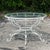 Vintage Coastal Wrought Iron Scroll Dining Table | Chairish