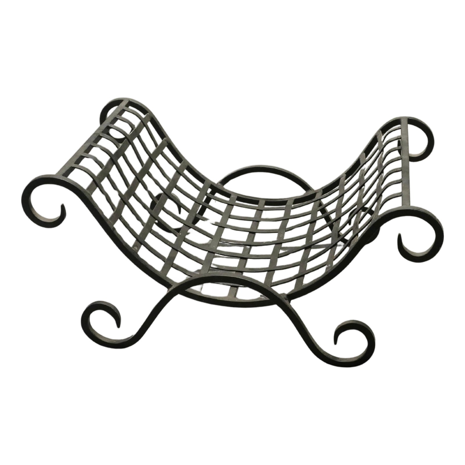 Cast Iron Log Carrier, 1960s | Chairish