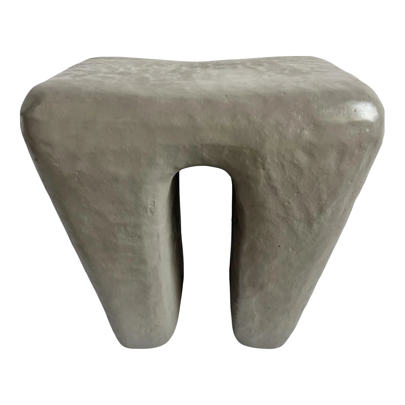 Mola Grey Stool / Side Table | Chairish
