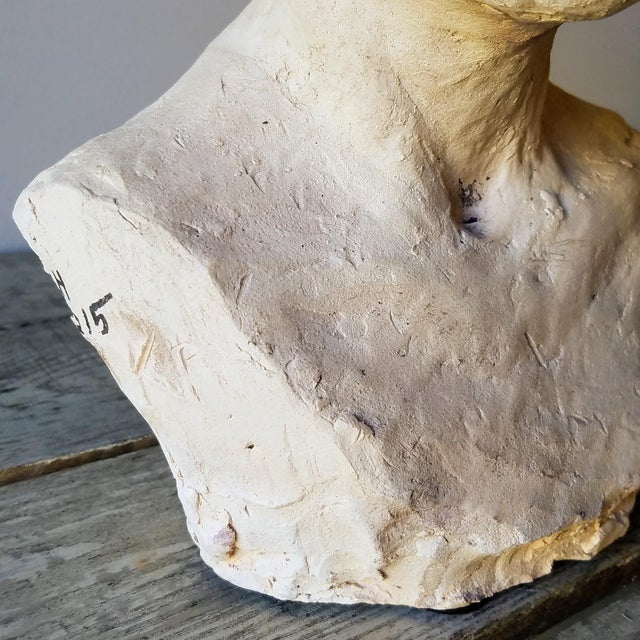 'Evening News' Kiln Fired Clay Sculpture by Kerry French | Chairish