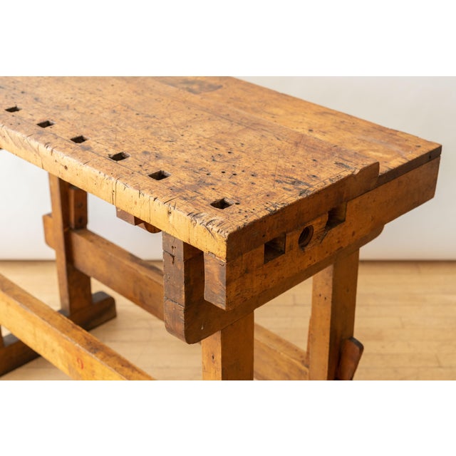 Maple Carpenter’s Workbench | Chairish