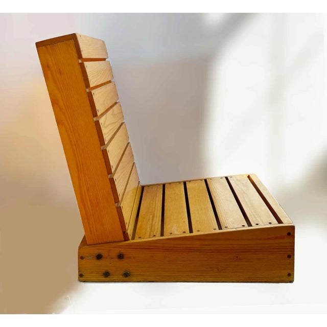 Mid-Century Wooden Canoe Seat Chairs - a Pair | Chairish