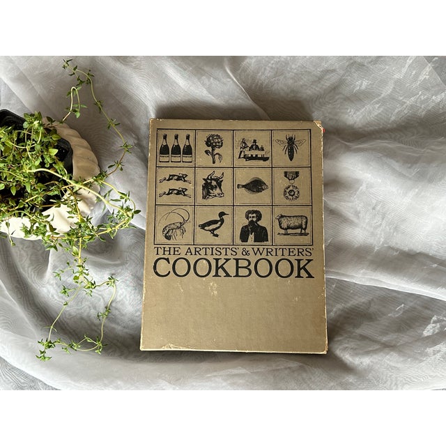 Vintage Writers & Artists Cookbook | Chairish
