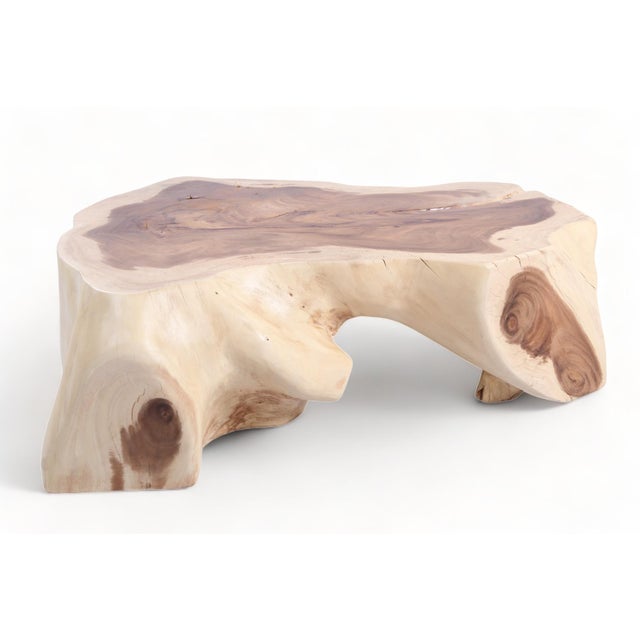 Smooth Living Edge Coffee Table | Chairish