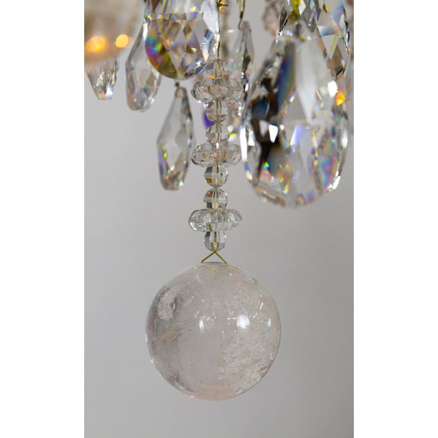 Late 20th Century 19-Light Rock Crystal Maria Theresa Chandelier | Chairish
